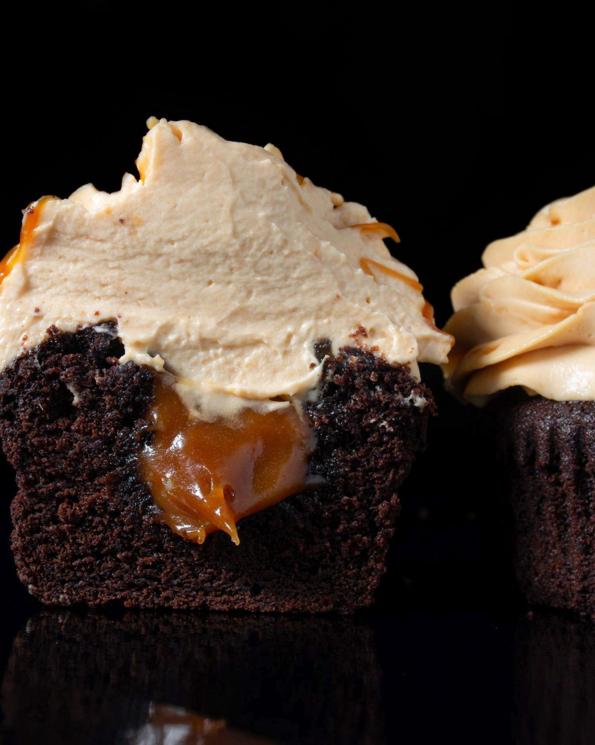 Chocolate Caramel Cupcake | Spatula Desserts