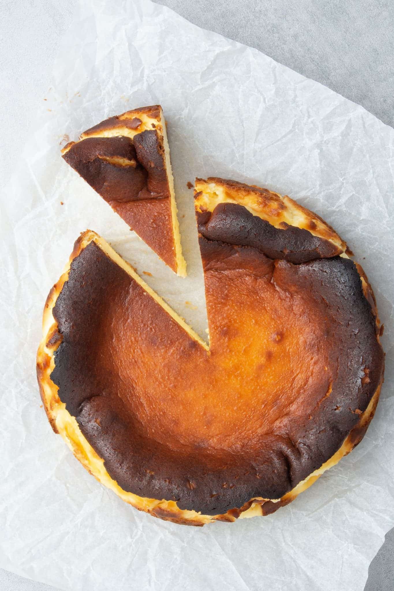 Basque Burnt Cheesecake - Spatula Desserts