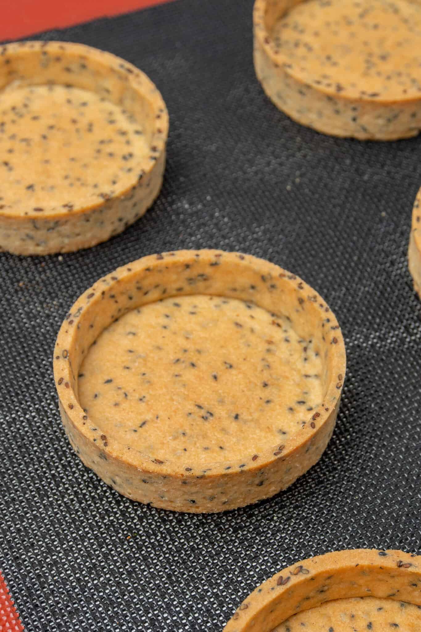 Black Sesame Tart With Yuzu Curd | Spatula Desserts