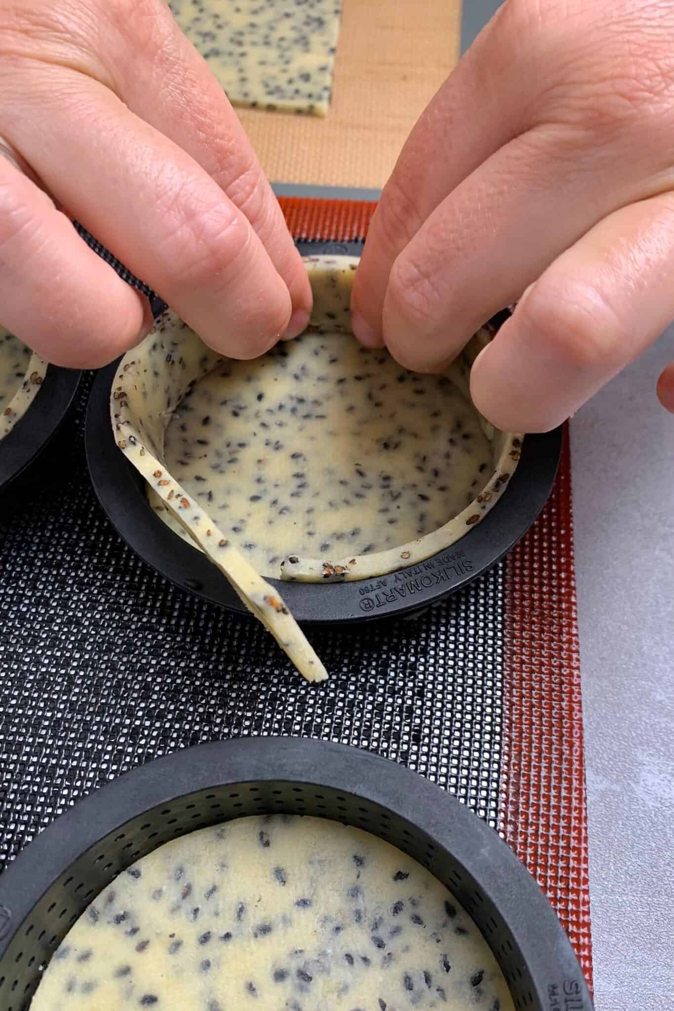 Black Sesame Tart With Yuzu Curd | Spatula Desserts