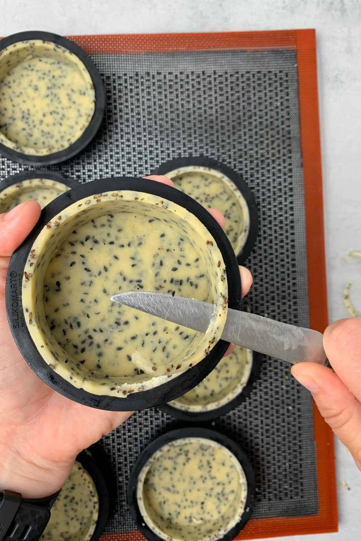 Black Sesame Tart With Yuzu Curd | Spatula Desserts