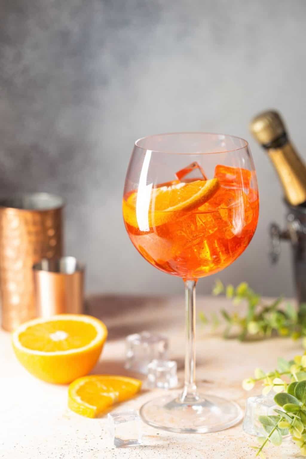 Boozy Orange Aperol Spritz Cake - Spatula Desserts