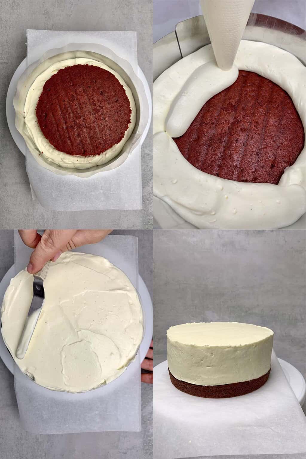 Red Velvet Cake with Cream cheese mousse - Spatula Desserts