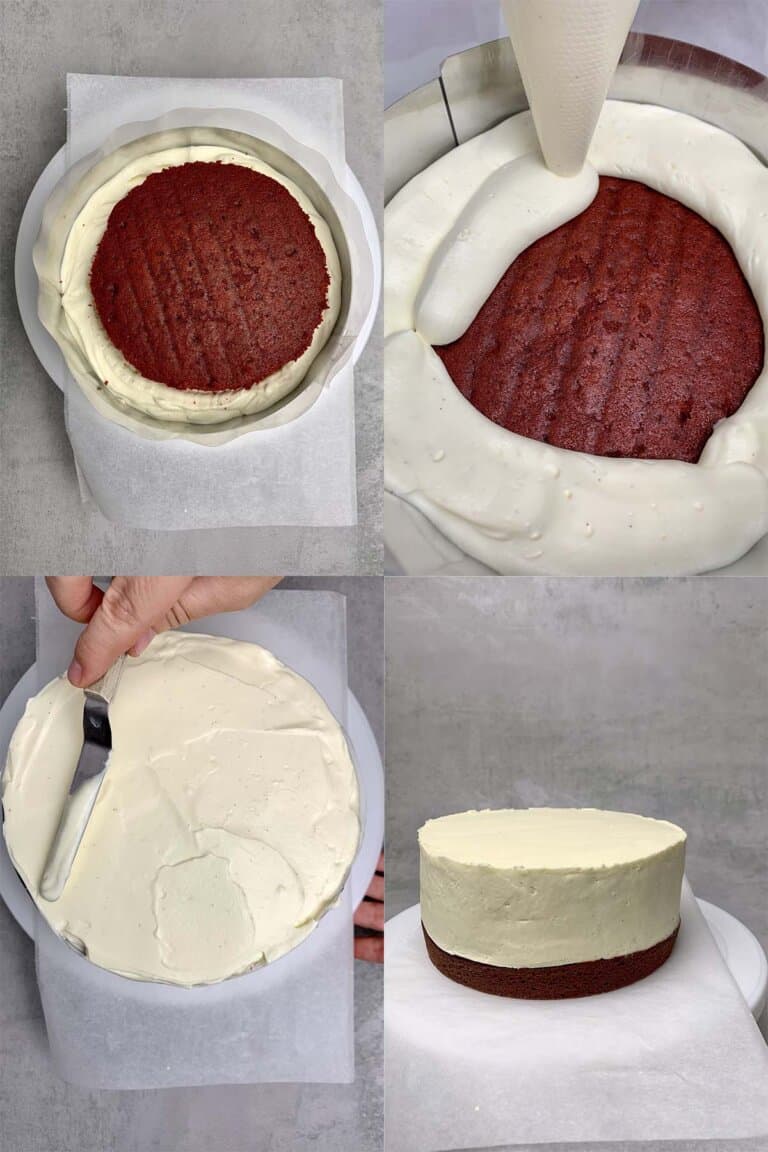 Red Velvet Cake with Cream cheese mousse - Spatula Desserts