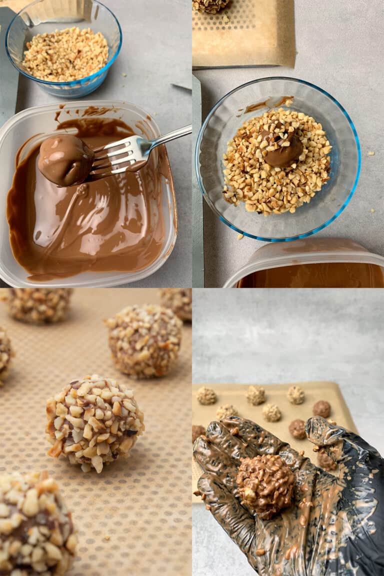 Homemade Ferrero Rocher recipe - Spatula Desserts