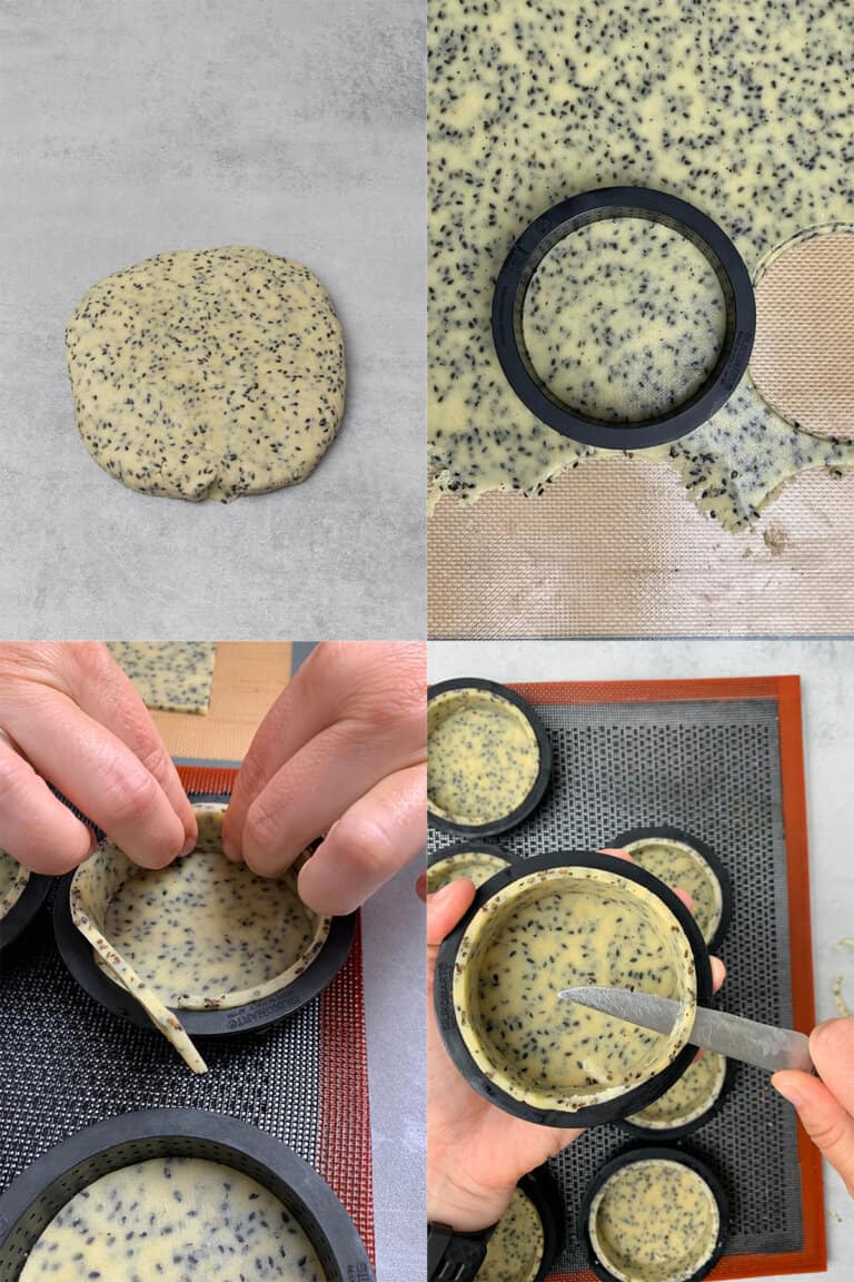 Black sesame Tart with Yuzu curd - Spatula Desserts