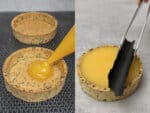 Black sesame Tart with Yuzu curd - Spatula Desserts