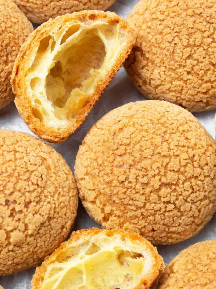 Apple Pie Choux au craquelin - Spatula Desserts