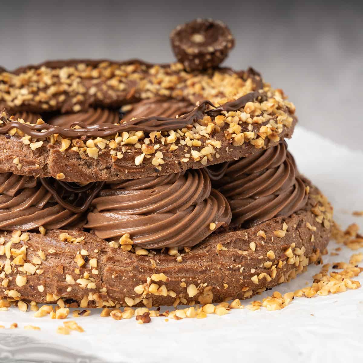 Ferrero Rocher Paris-Brest Online class - Spatula Desserts