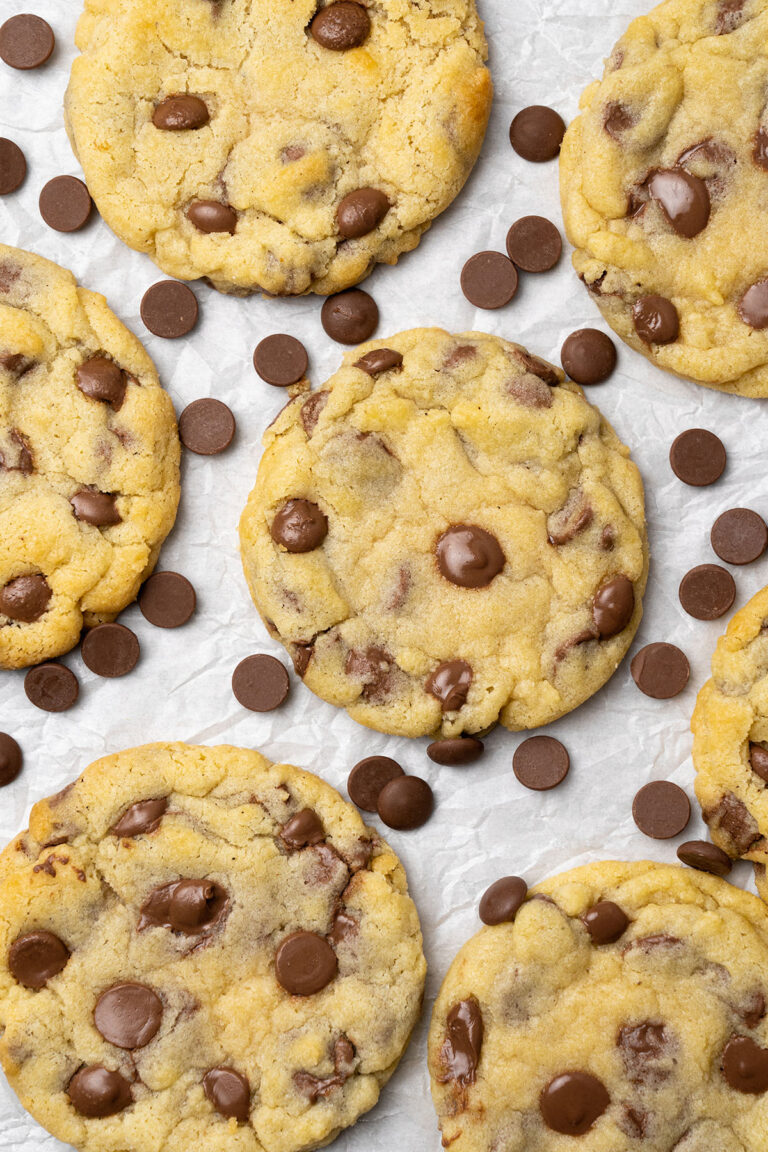 Chocolate Chip Cookies without Brown Sugar (VIDEO) - Spatula Desserts