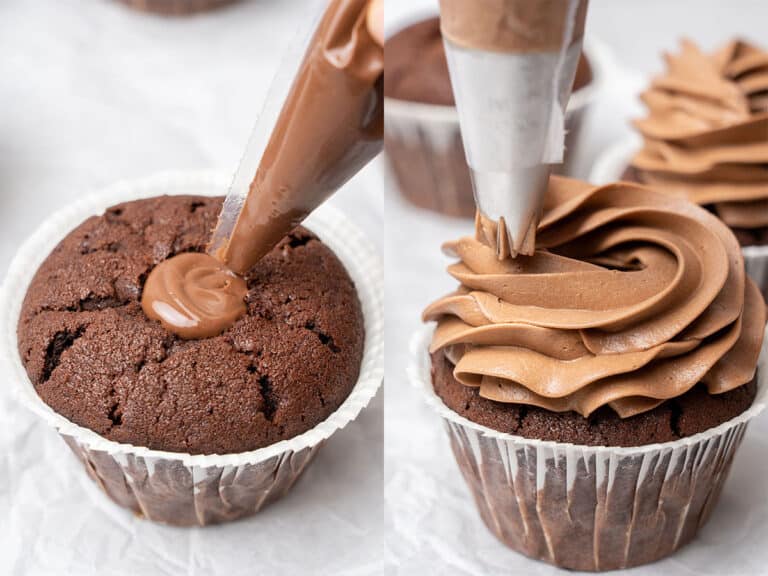 Nutella Cupcakes (VIDEO) - Spatula Desserts