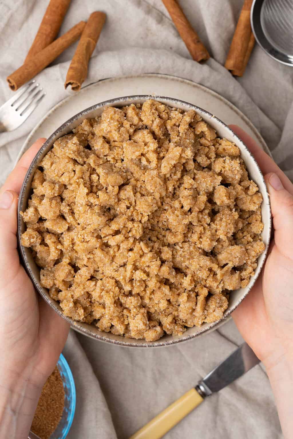 Streusel Topping (Crumb topping) - Spatula Desserts