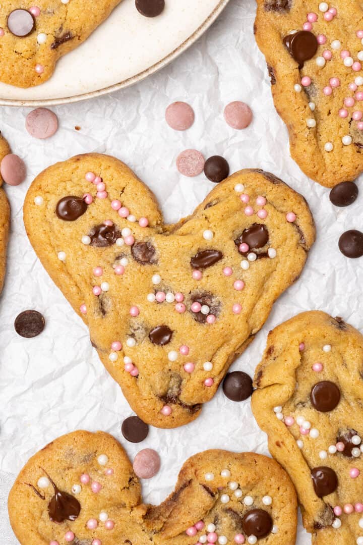 Heart Shaped Cookies - Spatula Desserts
