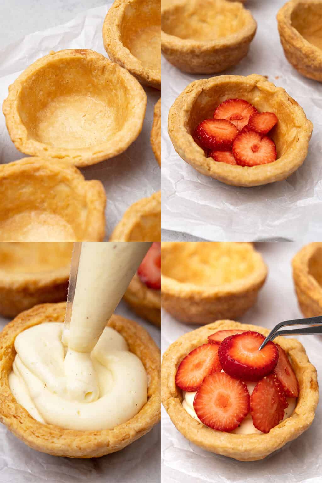 Mini Strawberry Pies - Spatula Desserts