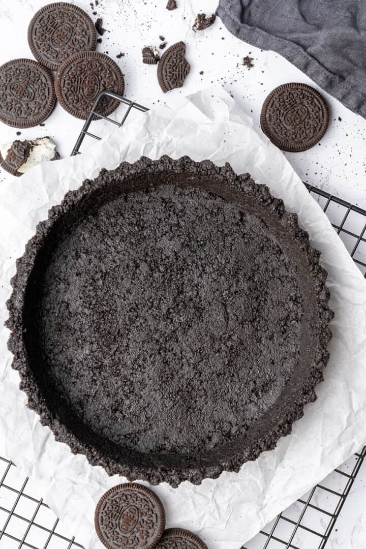 Oreo Pie Crust - Spatula Desserts