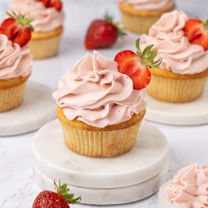 Strawberry Cupcakes - Spatula Desserts