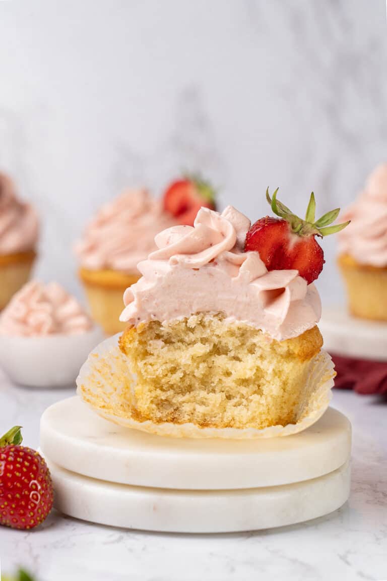 Strawberry Cupcakes - Spatula Desserts