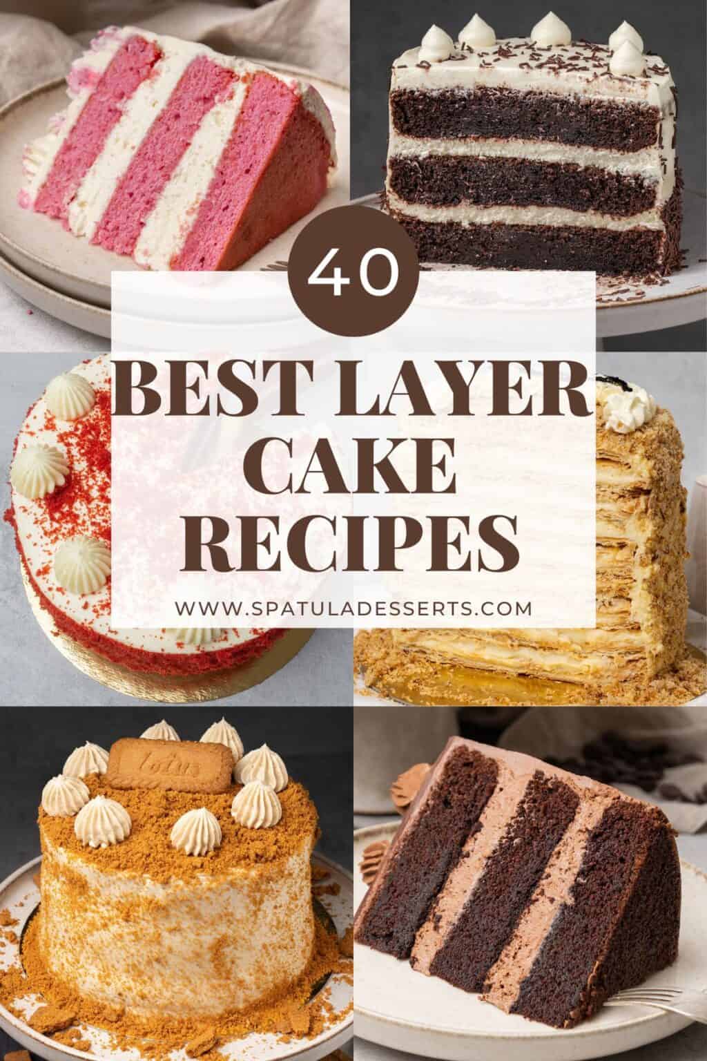Top 40 Best Layer Cake Recipes - Spatula Desserts