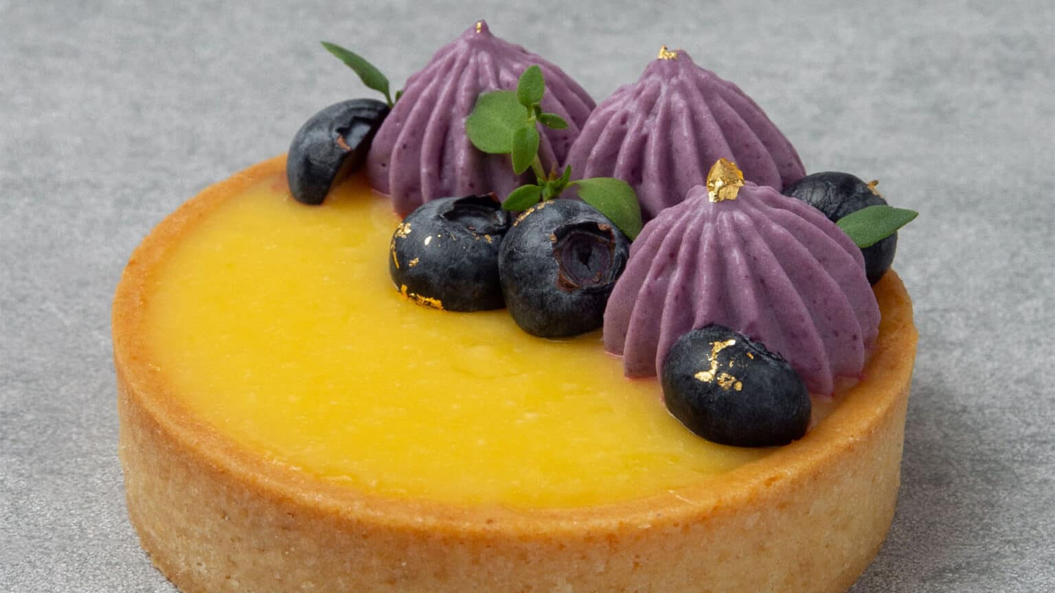 Lemon Blueberry Tart recipe - Spatula Desserts