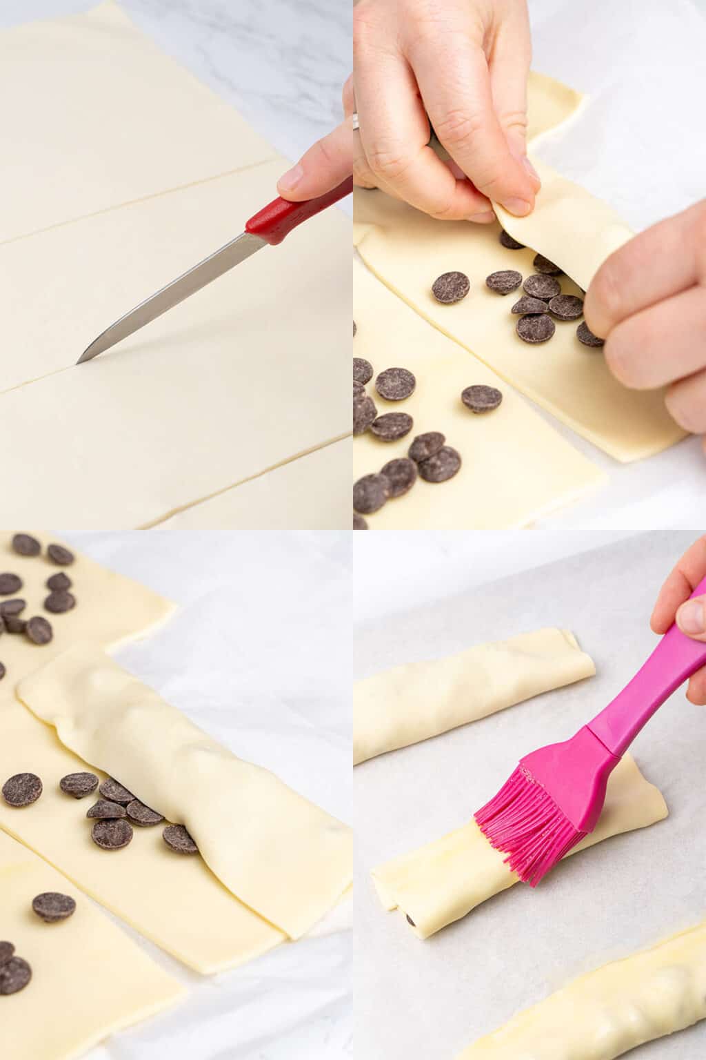 Chocolate Puff Pastry - Spatula Desserts