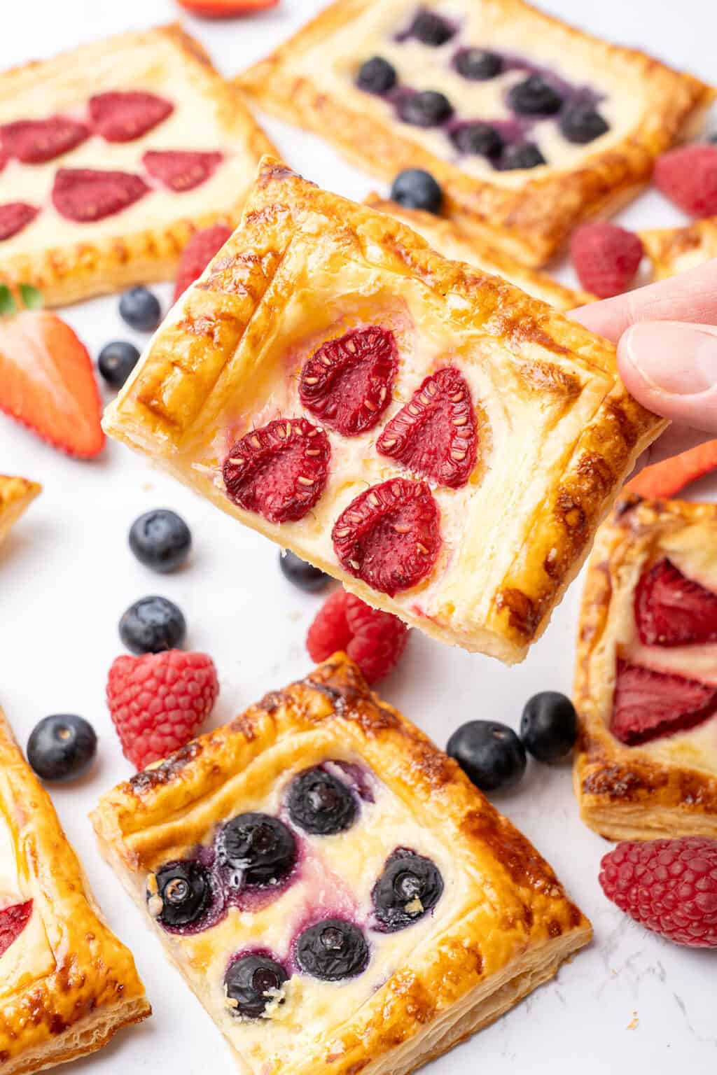 Cream Cheese Puff Pastry Danish - Spatula Desserts