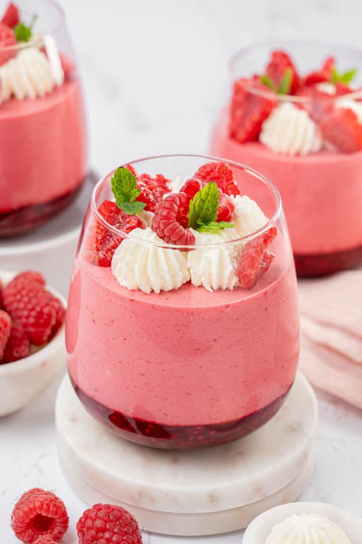 Raspberry Mousse - Spatula Desserts