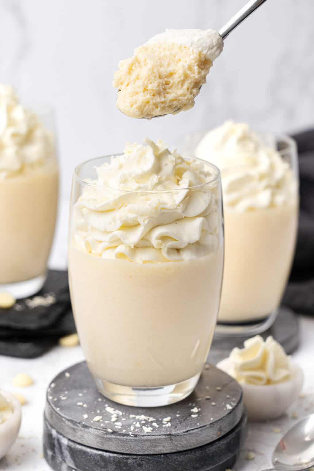 White Chocolate Mousse - Spatula Desserts