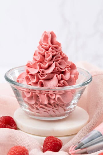 Raspberry Buttercream Frosting - Spatula Desserts