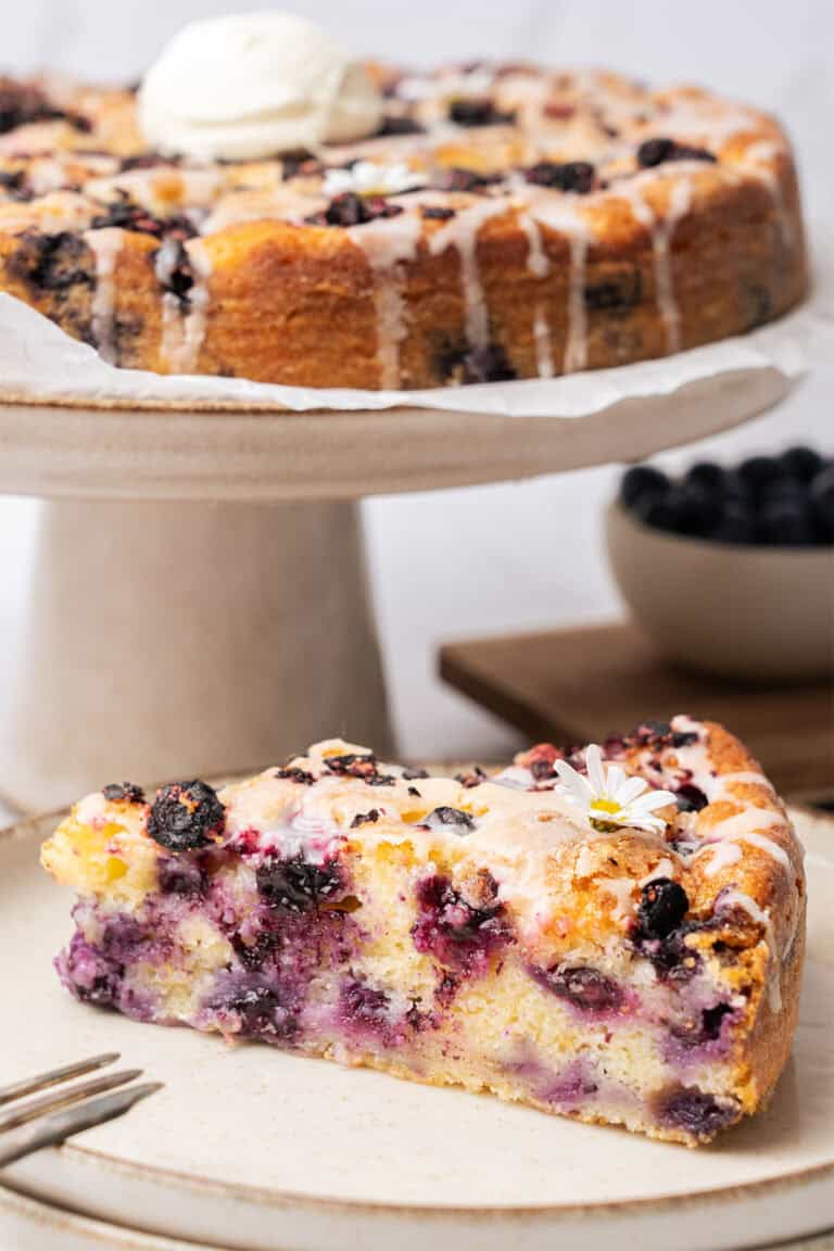Blueberry Ricotta Cake - Spatula Desserts