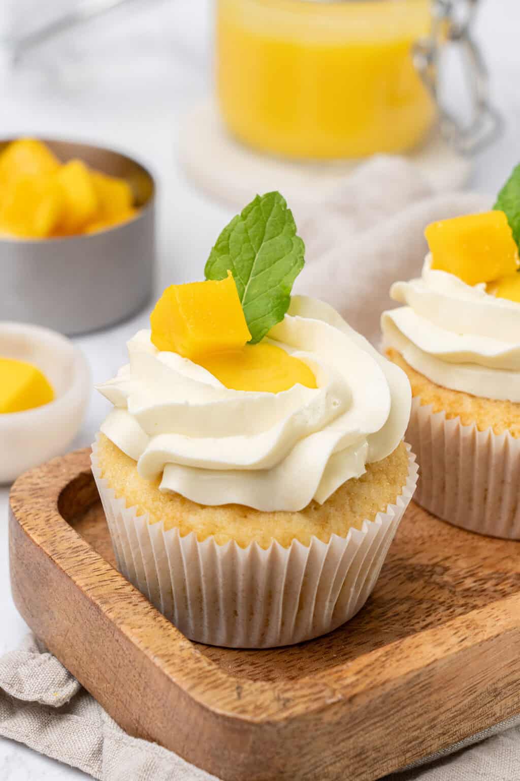 Mango Cupcakes - Spatula Desserts