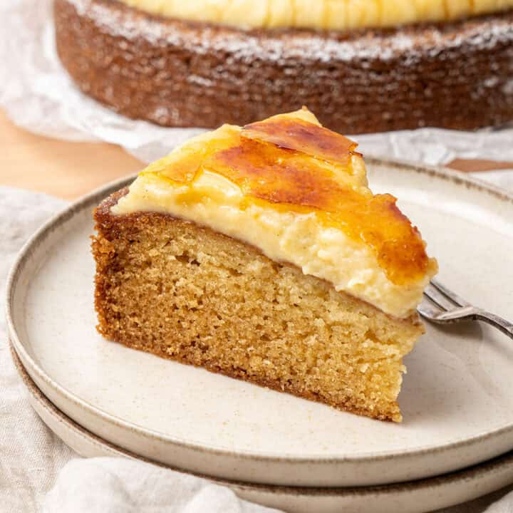 Crème Brûlée Cake - Spatula Desserts