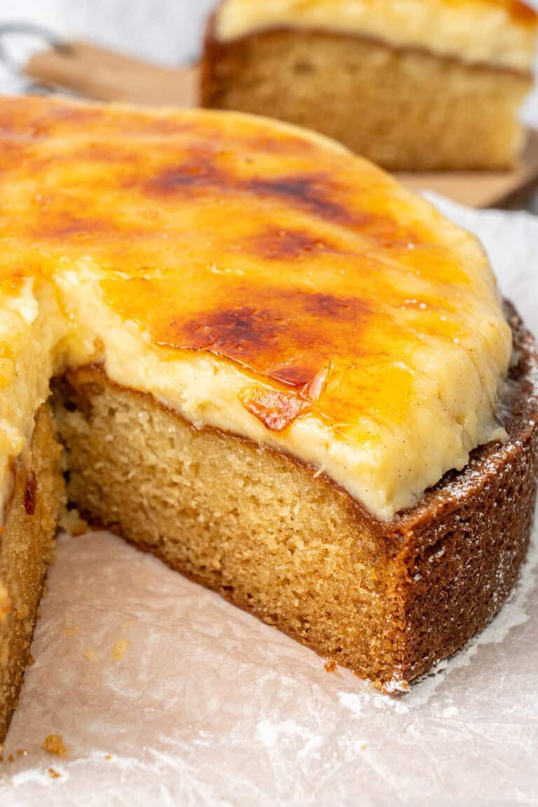 Crème Brûlée Cake - Spatula Desserts