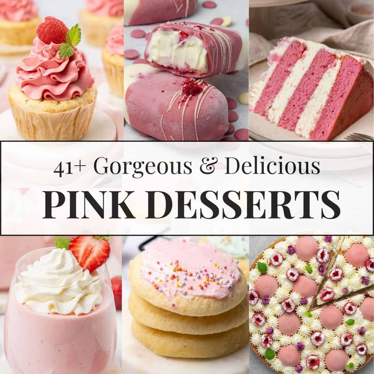 41+ Pink Desserts For Valentine's Day, Bridal or Baby Shower And Other ...