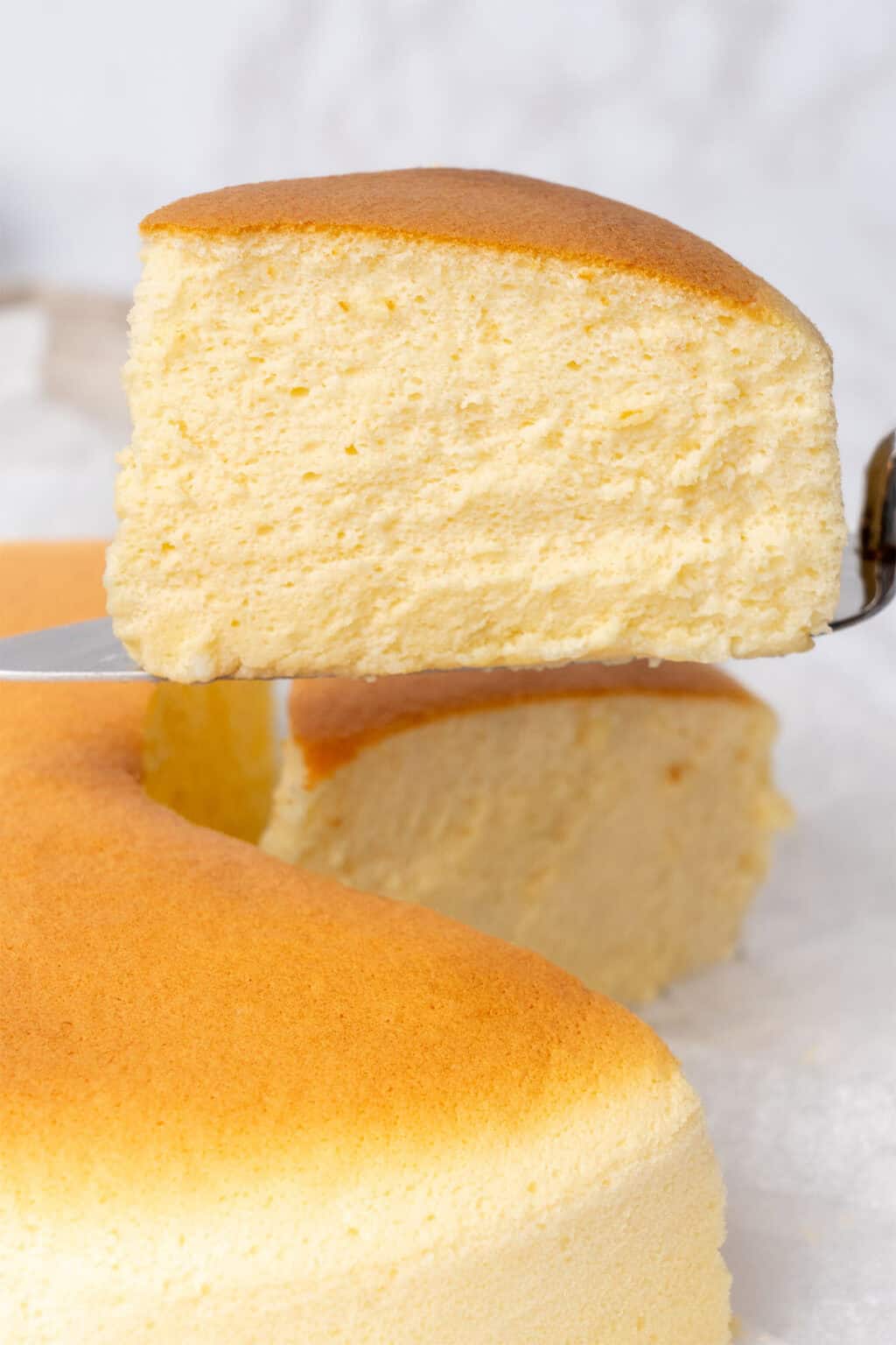 Jiggly Japanese Cheesecake - Spatula Desserts