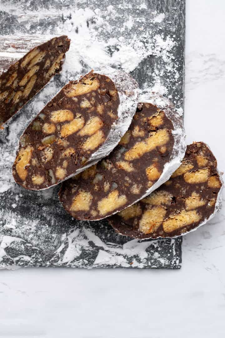 Chocolate Salami - Spatula Desserts