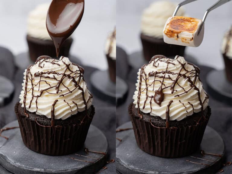 Hot Chocolate Cupcakes - Spatula Desserts