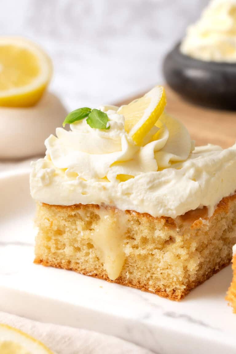 Lemon Poke Cake - Spatula Desserts