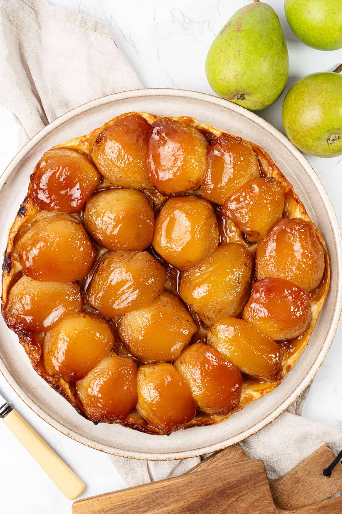 This Stunning Pear Tarte Tatin with Puff Pastry Is An Easy, Elegant ...
